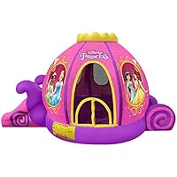 Amazon.com: Disney Princess Carriage Inflatable Outdoor Bounce House ...