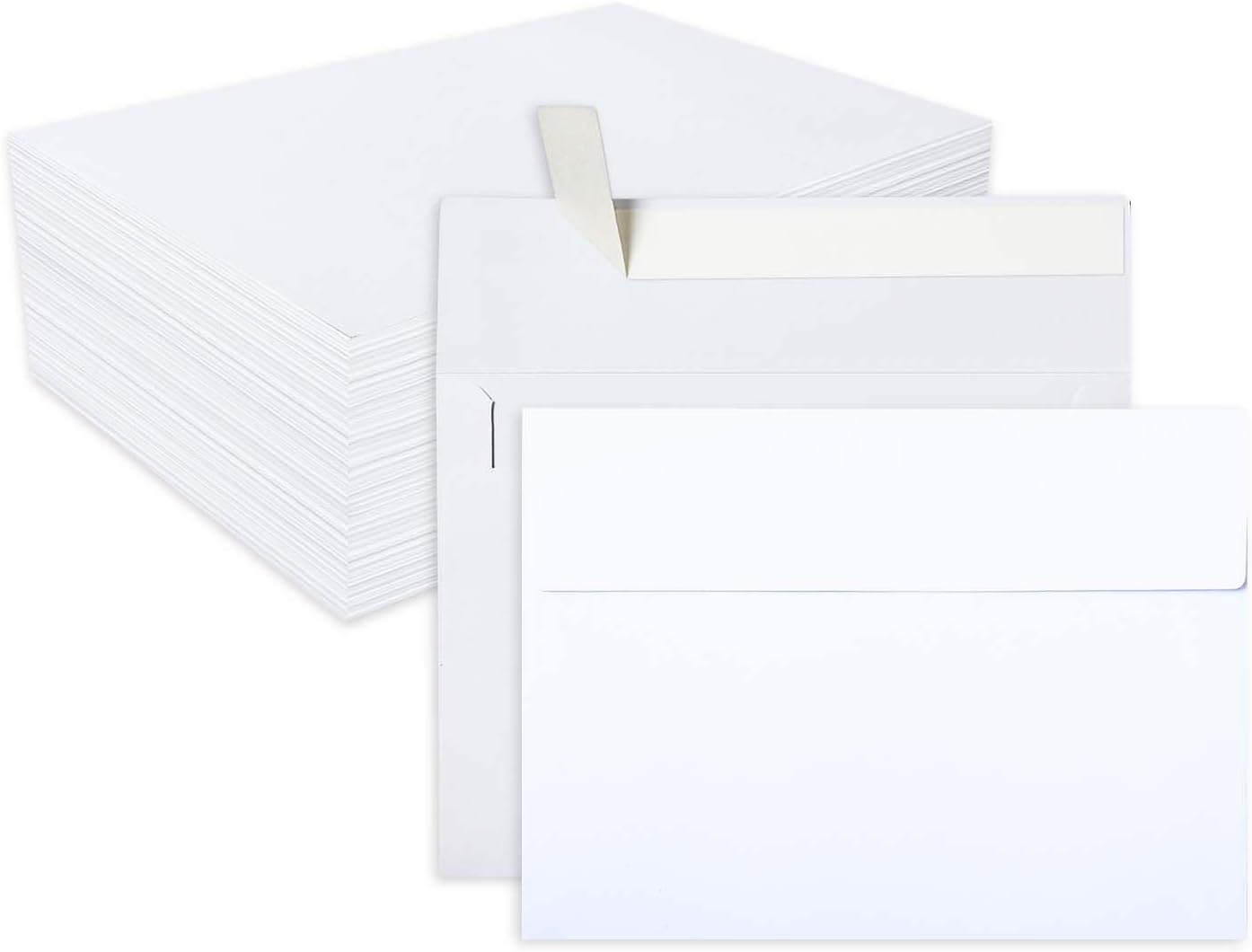 Amazon.com : Best Paper Greetings 50 Pack Square Envelopes, 5.5 x 5.5 ...