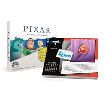 2025 Disney Pixar Day-at-a-Time Box Calendar: Trends International ...