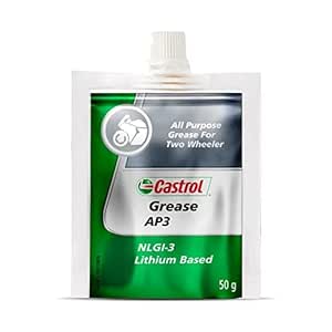 Castrol Grease AP3 NLGI-3 Lithium based All Purpose Grease for Two Wheeler 50G : Amazon.in: Car ...