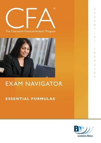Amazon | CFA Level III: Essential Formulas | BPP Learning Media | Finance