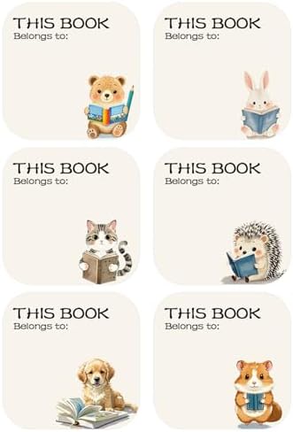 Amazon.com: Mobiusea Creation Bunny Design This Book Belongs to ...