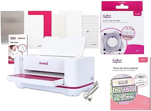 Gemini II Electric Die Cutting & Embossing Machine, 360 ° Turn Table ...