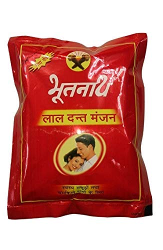 Buy BHUTNATH Laal Dant Manjan (POWDER 250 Gram, Pack of 4) Online at ...