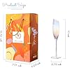 Amazon.com: Amo Leale Wedding Champagne Flute Set, 2 Glasses for Bride ...