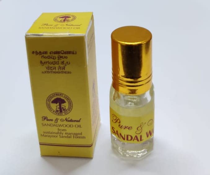 Buy VANOPAHAR Pure And Natural 2Gm Sandalwood Oil From Marayoor Sandal ...