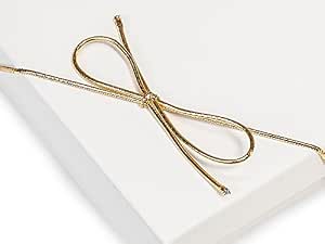 Amazon.com: Pack Of 50, 19" Gold Metallic Stretch Cord Loops W/Pre-Tied ...
