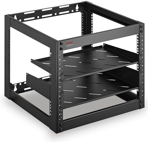 10U Server Rack Network Cabinet - Enclosed Wall Mount Rack Includes ...