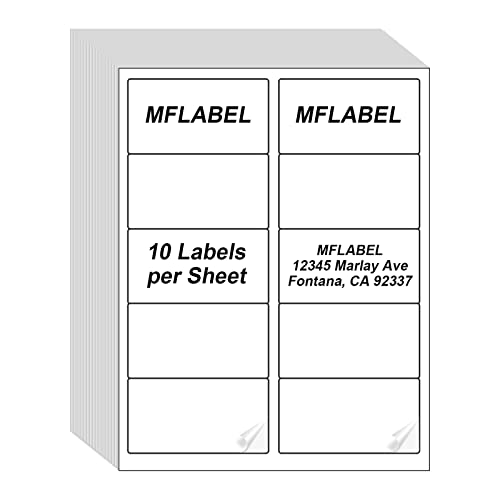 Snapklik.com : 2x4 Labels, 10-UP Shipping Address Labels, 5000 Labels ...