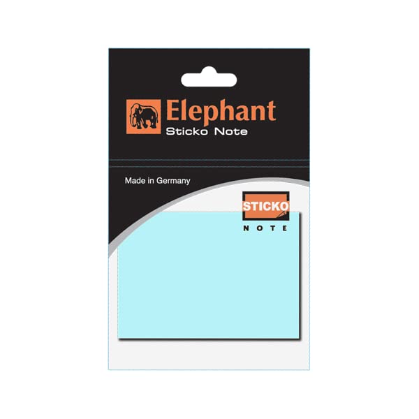 Elephant Sticky Note Pastel Blue Color, Self -Stick Notes Colors ...