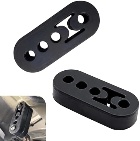 Amazon.com: MLY 2PCS Exhaust Hangers, Adjustable 4-Hole Rubber Exhaust ...