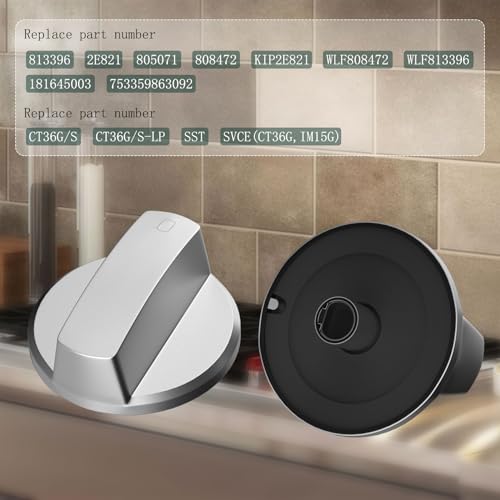 Upgraded 813396(4PCS) Stove Knobs Replacements for Wolf OEM Cooktop ...