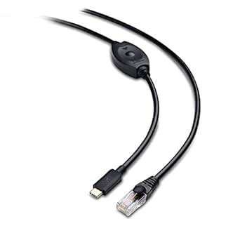 Cable Matters USB C to RJ45 Console Cable for Windows and MacBook Pro ...