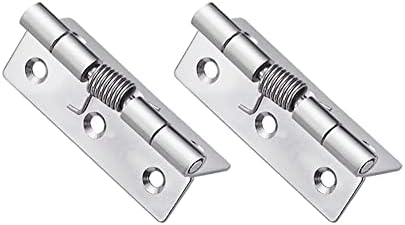 2PCS Self Opening Spring Hinges, Stainless Steel Spring Door Hinges ...