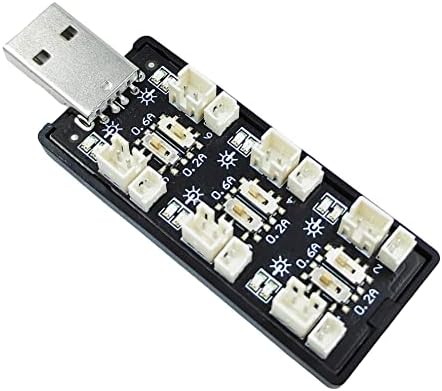 Amazon.com: 1S LiPo Battery USB 3.8V/4.35V Charger 6 Channel 1S LiHV ...