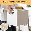 Amazon.com : CINPIUK Rolling File Organizer with Wheels, Stackable ...