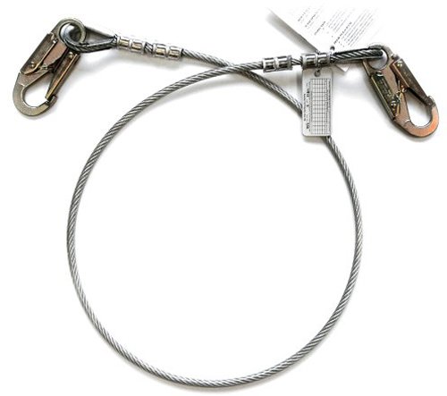 Guardian Fall Protection 10401 4-Foot Galvanized Cable Choker Anchor ...