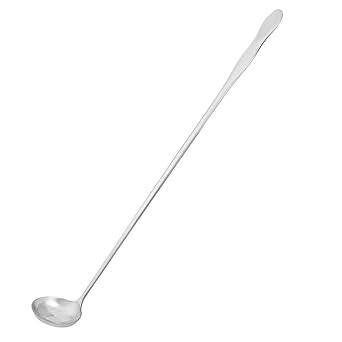 uxcell Stainless Steel Lab Sampling Reagent Spoon Scoop 30cm 12inch ...