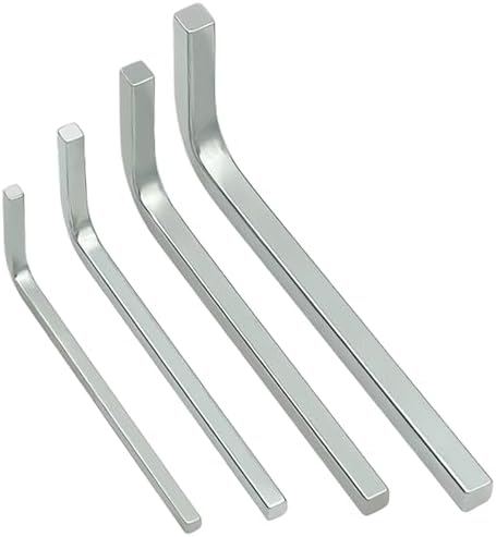 YEIXCIKA 4Pcs Square Head Wrench Set, L Shaped Square Head Wrenches Kit ...