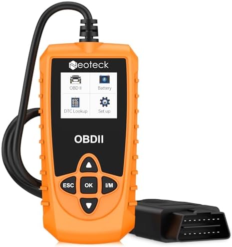 Neoteck 9 Protocols OBD II Scanner with Color Screen Car Code ...