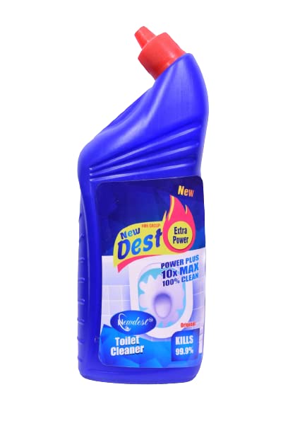 New Dest Power Plus Toilet Cleaner Liquid 1 Ltr : Amazon.in: Health ...