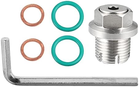 M12.1-1.75 x 15mm Oversize Piggyback Oil Drain Plug, Stainless Steel ...