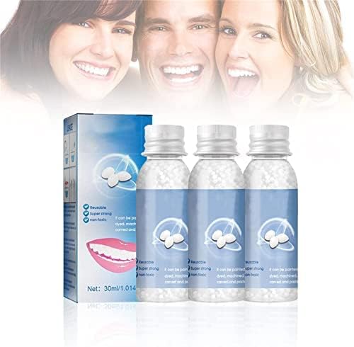Moldable False Teeth Tooth Repair Granules, Thermal Fitting Beads for ...