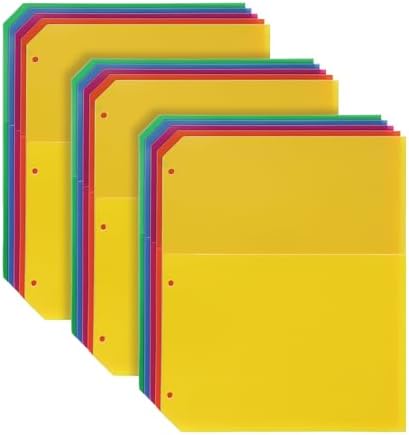 Amazon.com : Oxford Poly Binder Dividers, Durable Plastic Dividers, Set ...