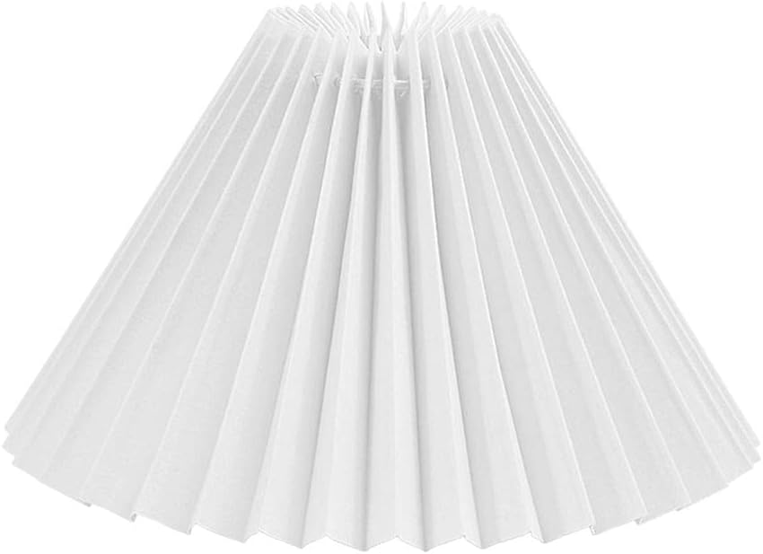 Modern Lamp Shade Lampshade Fanshaped Light Cover Dust, White_24cm ...