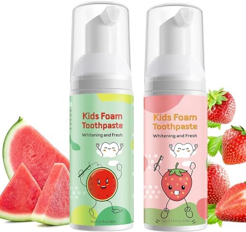 Amazon.com : Foam Toothpaste Kids 2PCS, Toddler Toothpaste Cavity ...
