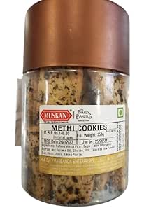 MUSKAN Premium Methi Cookies I Handcrafted Delicious Taste Crunchy and ...