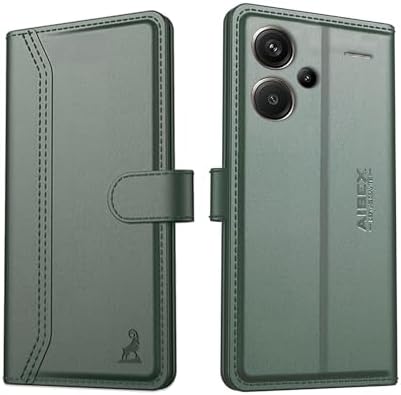 AIBEX ® Redmi 13 Pro Plus 5G Flip Cover Leather Finish | Inside TPU ...