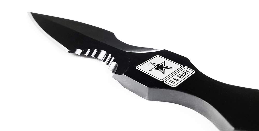 Falcon U.S. Army Licensed Military Tactical Knife Collection: 2 Ring ...