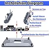 Amazon.com: AMD AM4 Backplate - CPU Heatsink Bracket - Motherboard ...