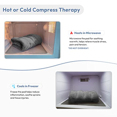 Snapklik.com : Microwave Heating Pad For Pain Relief, 8 X 16 Reusable ...