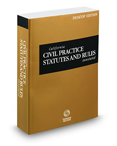 『California Civil Practice Statutes and Rules Annotateded. - 読書メーター