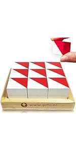 Amazon.com: PrfcNL IQ Test Cubes (Blue and White) – 9 Kohs Cubes ...