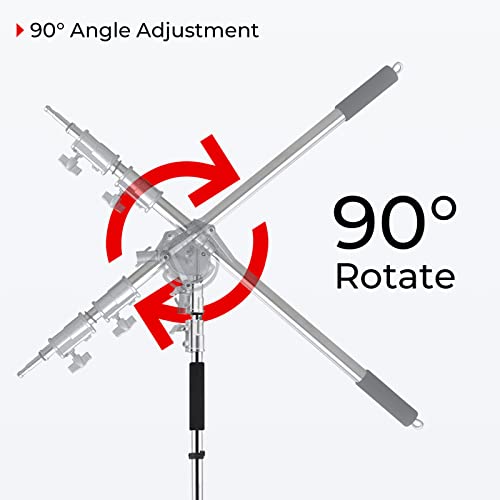 Snapklik.com : Dawot C-Stand Boom Arm C-Stand Cross Arm, 3.1-7.6 Ft ...