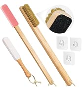 Amazon.com : ELFRhino Long Handle Toe Gap Cleaning Brush+Body Shower ...