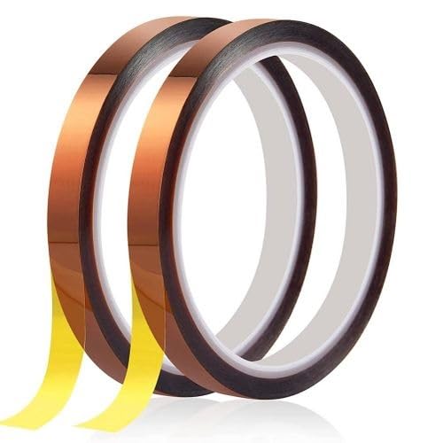 LAKYE Heat Tape 2 Rolls 10mm X 33m 108ft Adhesive Heat Resistant ...