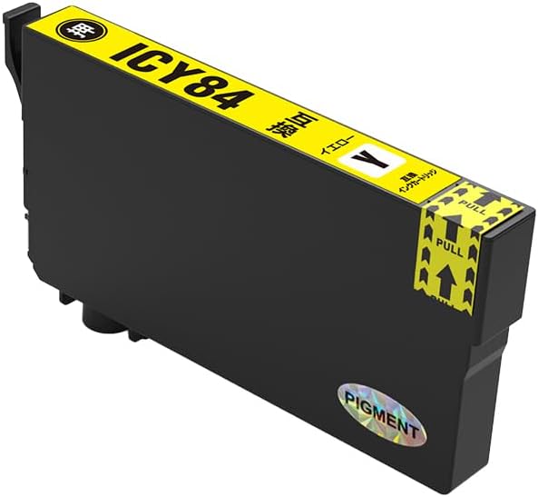 Amazon.co.jp: 【SEASKY】 ICY84 イエロー 顔料 単品 虫めがね エプソン プリンター用 互換インク インク カートリッジ (IC84 IC83 IC4CL84 ...