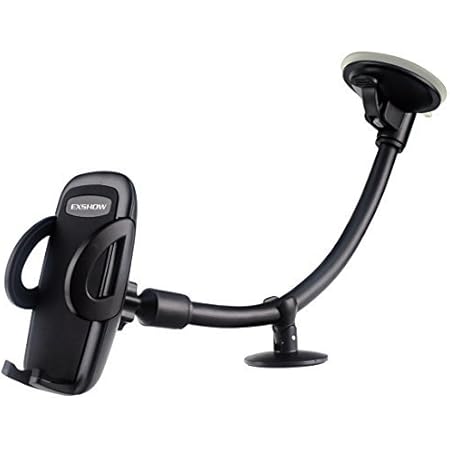 Amazon.com: Car Windshield Phone Holder Mount, EXSHOW Universal Car ...