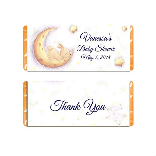 Amazon.com: Personalized Candy Wrappers, Celestial Baby Shower Party ...