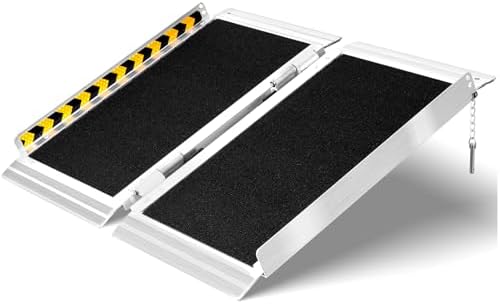 Amazon.com: MAXIVAMN 2FT Portable Aluminum Wheelchair Ramp - Foldable ...