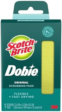 Amazon.com: 3M Scotch-Brite Dobie, 1 Pad each (Value Pack of 6 ...
