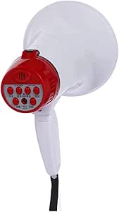 Amazon.co.jp: Megaphone Plastic Loudspeaker Folding Handle Handheld ...