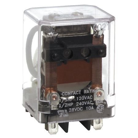 Ac Relay 120v Plug In Relay, 8 Pins, Square, 240VAC 120v Relay