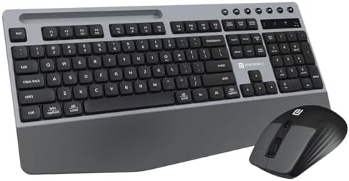 Amazon.in: Buy Portronics Key7 Combo Wireless Keyboard & Mouse Set with ...