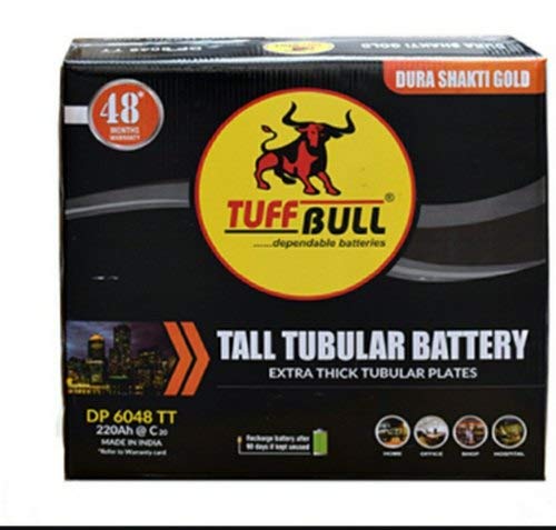 Battery Tubular Tuff Bull Dp6048tt 220 Ah : Amazon.in: Electronics