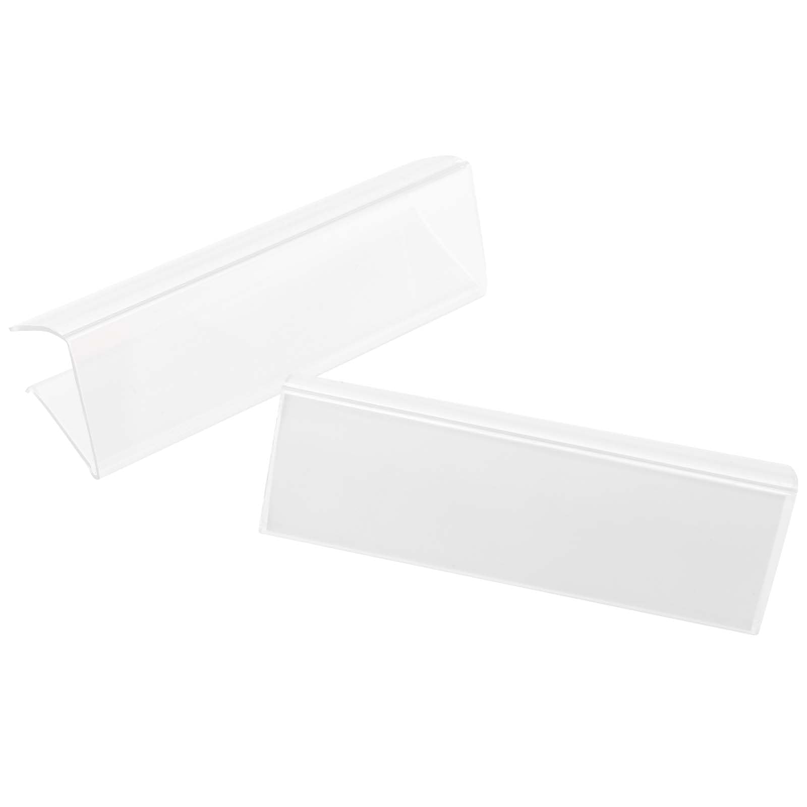 Amazon.com: PINGEUI 150 Pcs 3x1in Plastic Label Holders with 150 Pcs ...